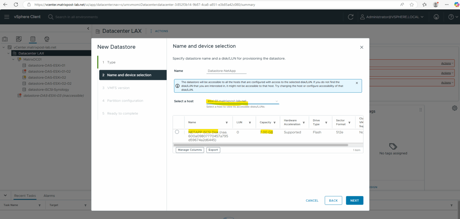 Step-by-Step Guide Part 3: How to build your own NetApp ONTAP 9 LAB – Using NetApp ONTAP as ...