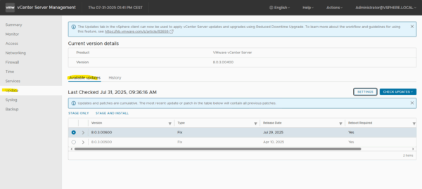VMware Public Patch Repository URLs were deprecated as of April 23 ...