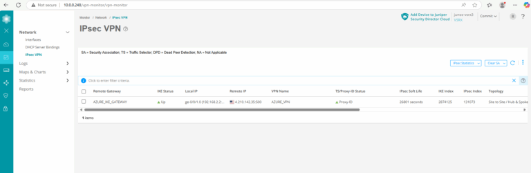Step-by-Step Guide: Setting up a route-based S2S IPSec VPN Tunnel ...