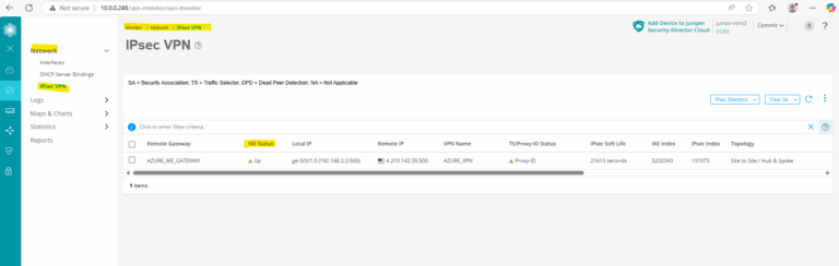 Step-by-Step Guide: Setting up a route-based S2S IPSec VPN Tunnel ...