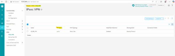 Step-by-Step Guide: Setting up a route-based S2S IPSec VPN Tunnel ...