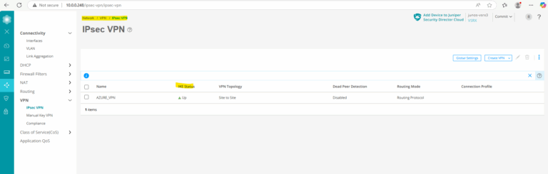 Step-by-Step Guide: Setting up a route-based S2S IPSec VPN Tunnel ...