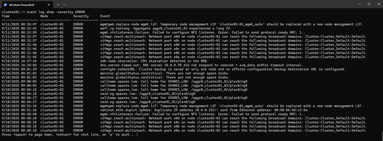 Cheat Sheet NetApp ONTAP – Commands used in day-to-day operations - .matrixpost.net