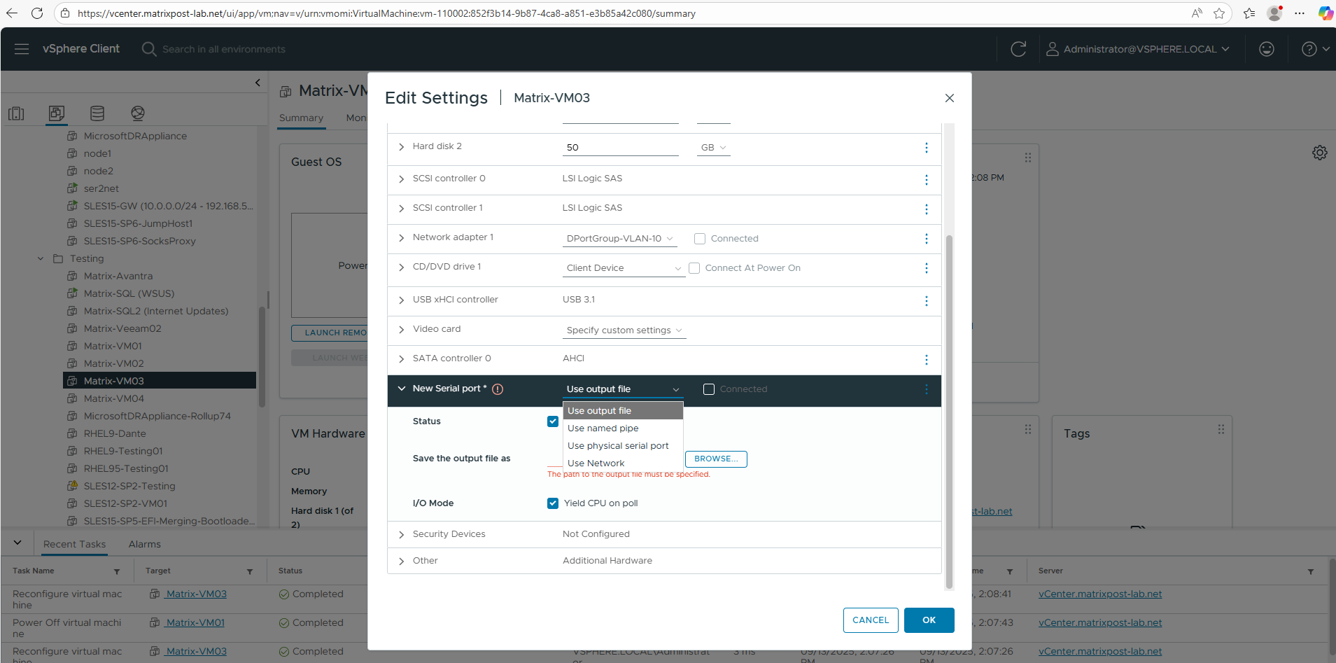 How to use the Serial Console and Special Administration Console (SAC ...