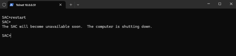 How to use the Serial Console and Special Administration Console (SAC ...
