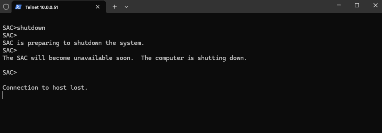 How to use the Serial Console and Special Administration Console (SAC ...