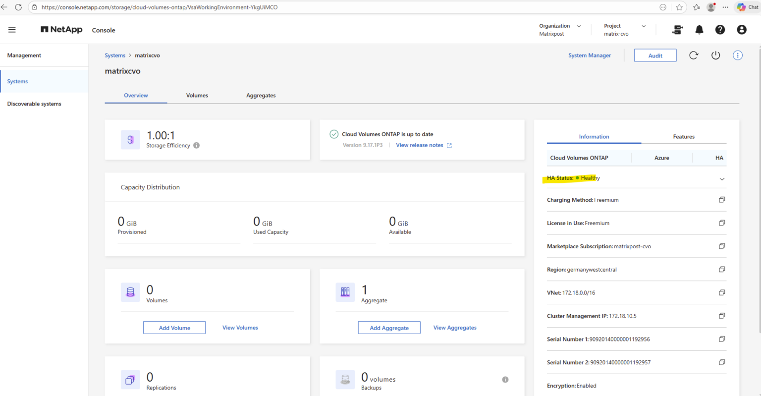 Deploying NetApp Cloud Volumes ONTAP (CVO) in Azure using NetApp ...